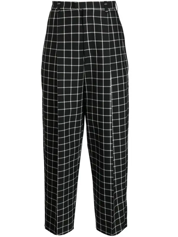 Marni Checked Tapered Trousers