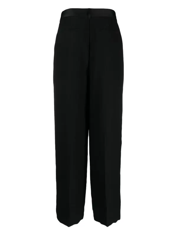 Dkny Pleat-detail Wide-leg Trousers