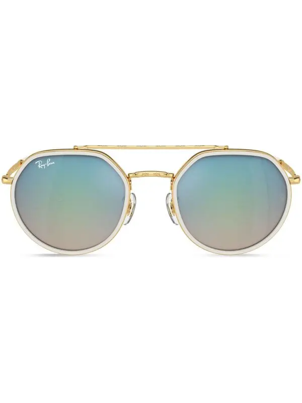 Ray-ban Round-frame Sunglasses - Gold