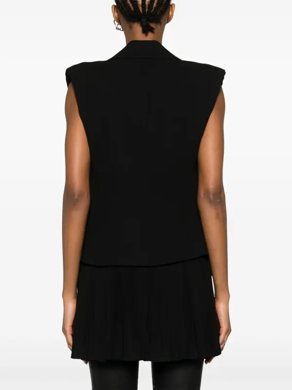 Simkhai Single-breasted Pleated Vest