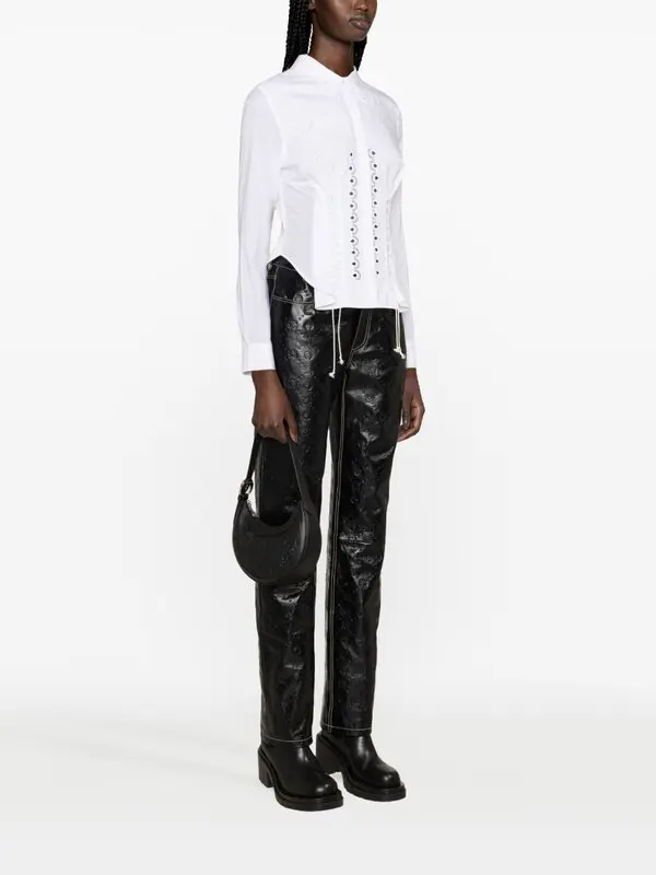 MARINE SERRE Regenerated Corset Shirt