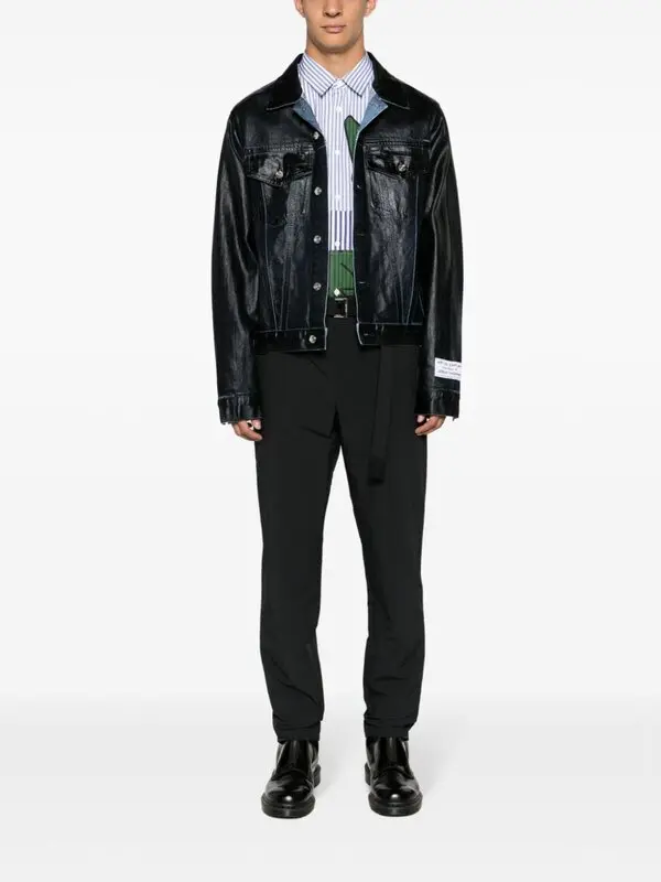 Sacai Straight-leg Trousers - Black
