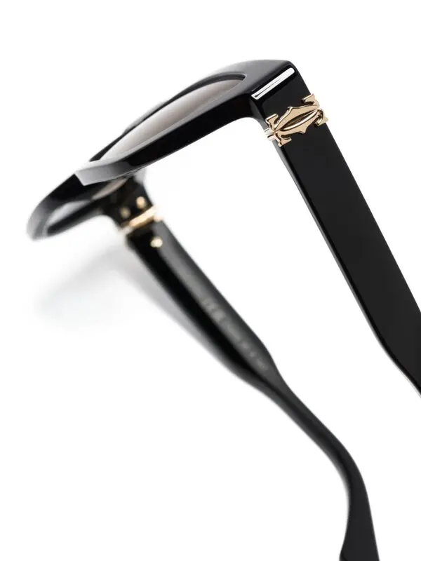 Cartier Cat-eye Frame Sunglasses - Black