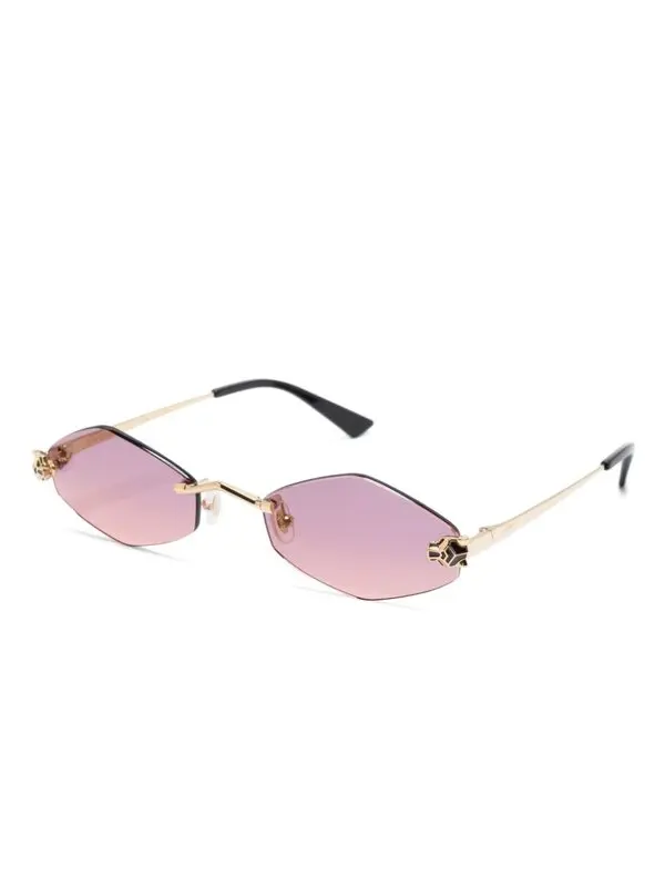 Cartier Panthère-embellishment Sunglasses