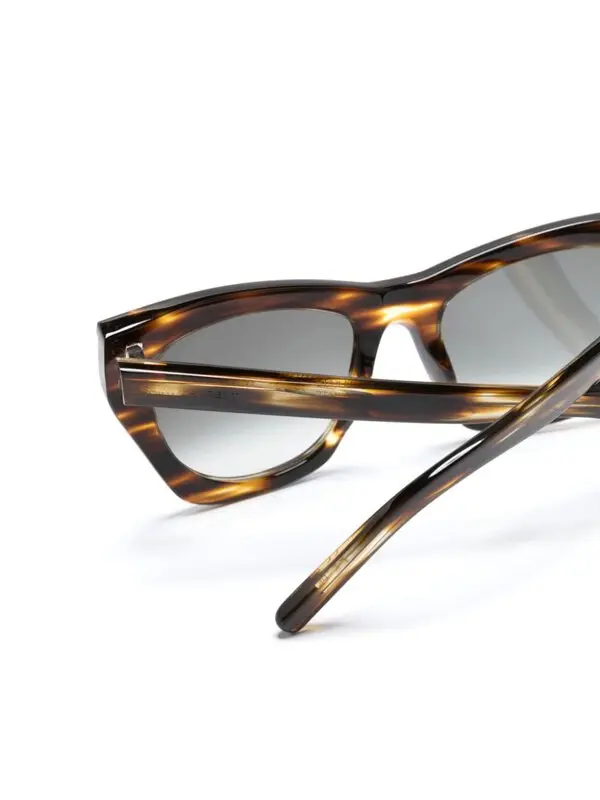 Saint Laurent Logo-engraved Cat-eye Sunglasses