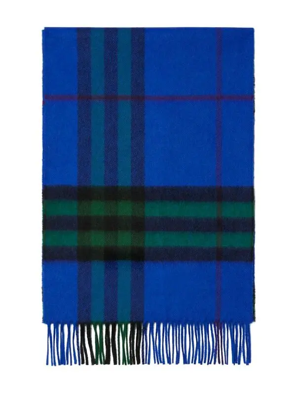 Burberry Checked Cashmere Scarf
