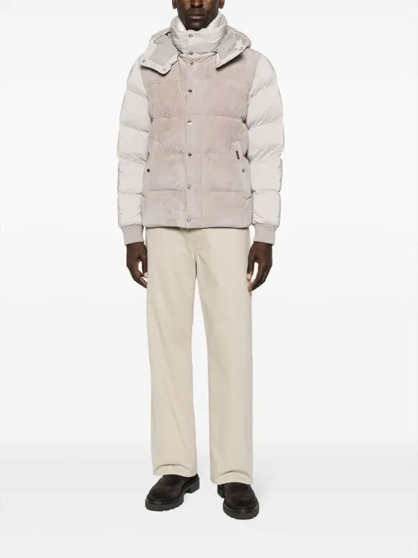 MOORER Jake-uro Jacket - Neutrals