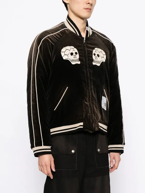 Mihara Yasuhiro Souvenir Velvet Bomber Jacket