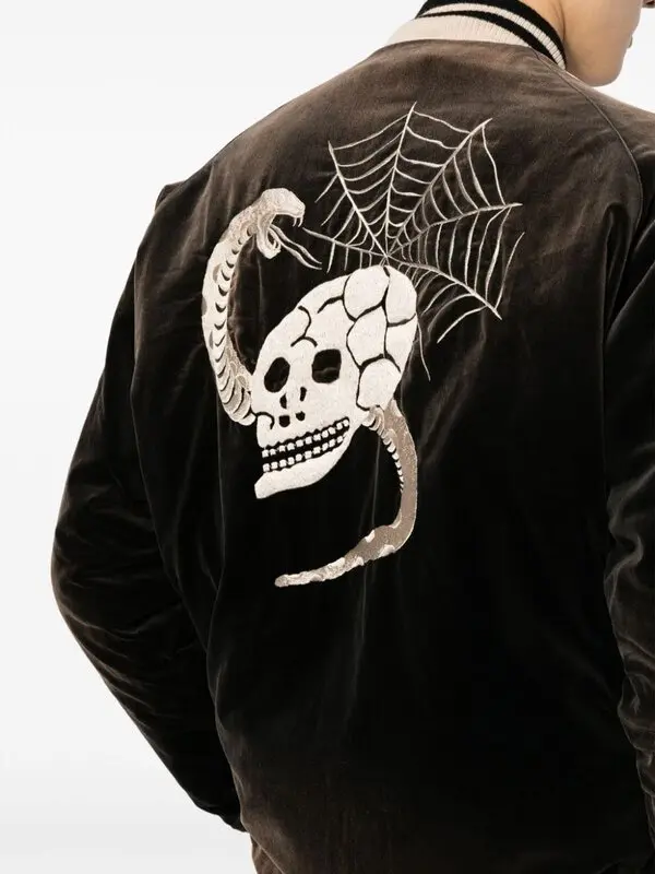 Mihara Yasuhiro Souvenir Velvet Bomber Jacket