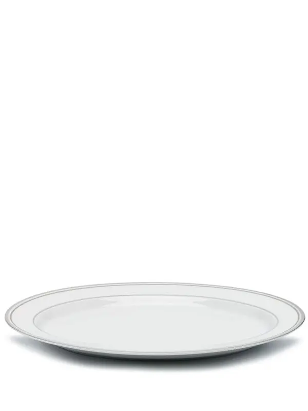Ralph Lauren Wilshire Porcelain Oval Platter - White