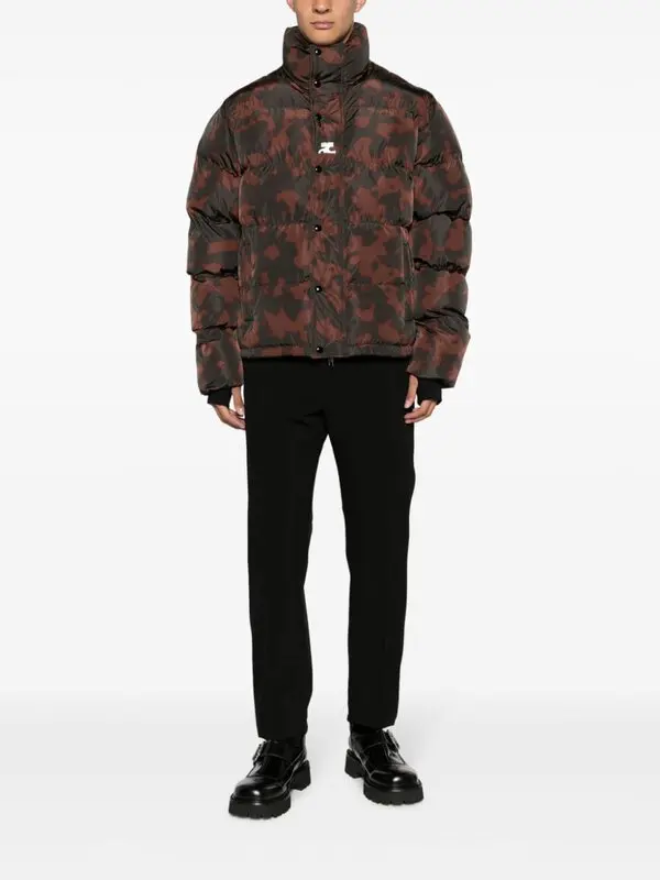 COURREGES Camouflage-print Padded Jacket