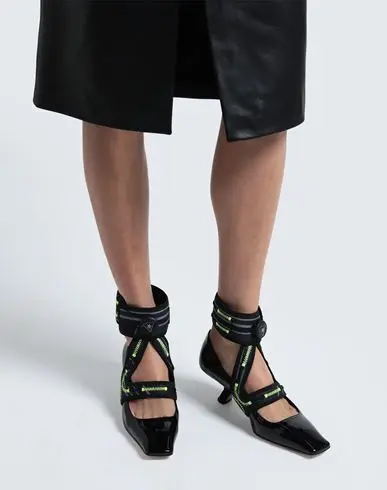 Dior Pumps In Leather And Textile Fibers