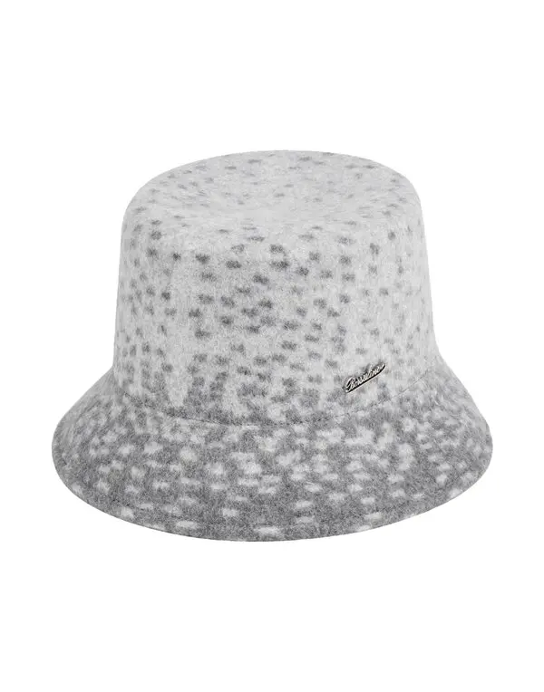 Borsalino Jacquard Wool Bucket Hat - Grey