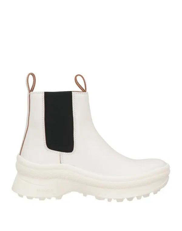 JIL SANDER Leather Ankle Boots