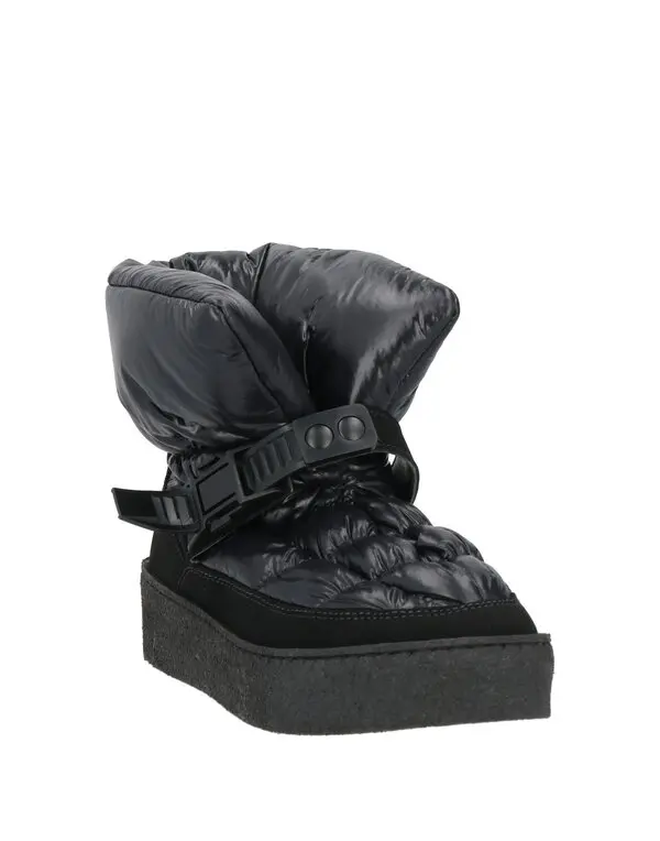 Khrisjoy Padded Polyamide Ankle Boots With Buckle Detail - Black