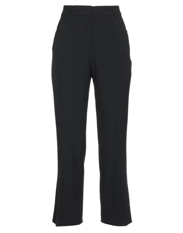 Stella McCartney Twill Wide Leg Pants - Black