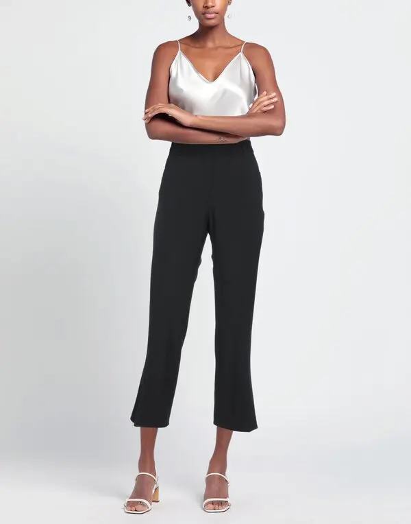 Stella McCartney Twill Wide Leg Pants - Black