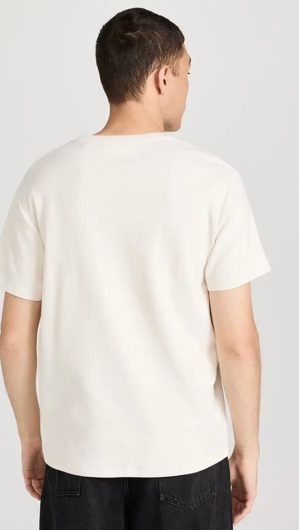 FRAME Duo Fold Tee - White Sand