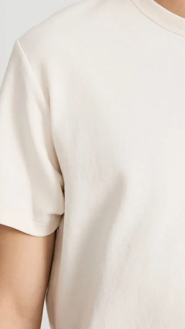 FRAME Duo Fold Tee - White Sand