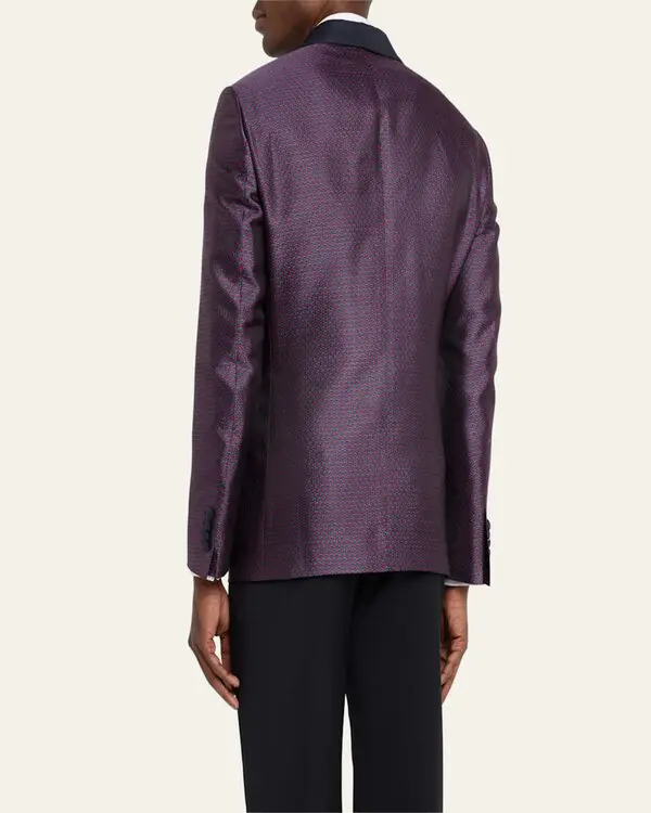 Giorgio Armani Jacquard Shawl Blazer