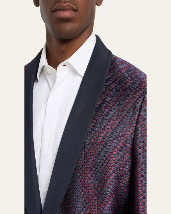 Giorgio Armani Jacquard Shawl Blazer