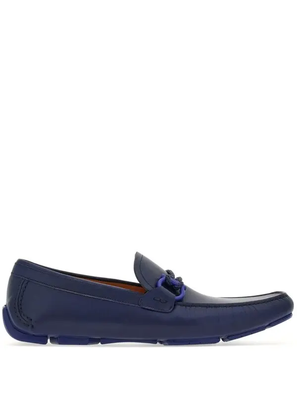 FERRAGAMO Gancini-plaque Driver Loafers