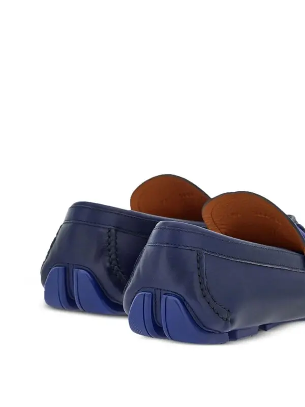 FERRAGAMO Gancini-plaque Driver Loafers