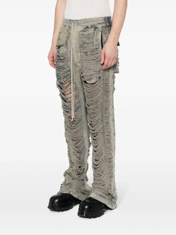 Rick Owens Distressed Wide-leg Trousers