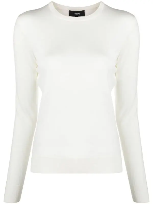 Theory Long-sleeve Wool Jumper