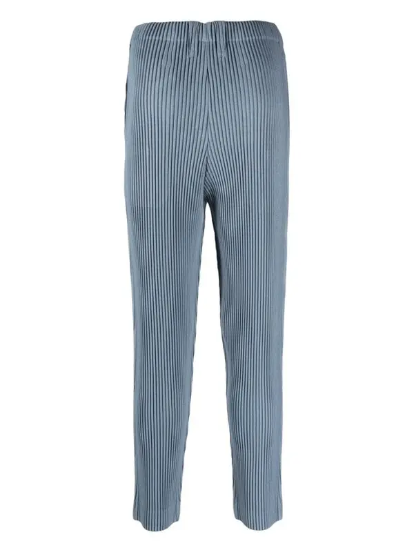 Issey Miyake Kersey Pleats Trousers - Blue