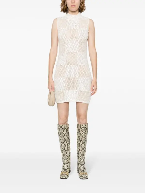 Casablanca Sequin-embellished Knit Dress