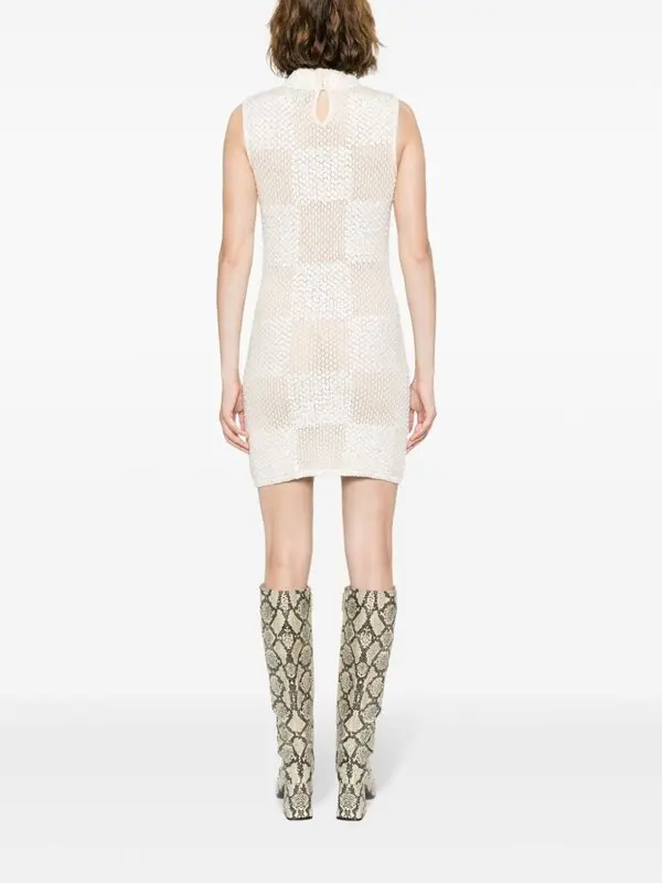 Casablanca Sequin-embellished Knit Dress
