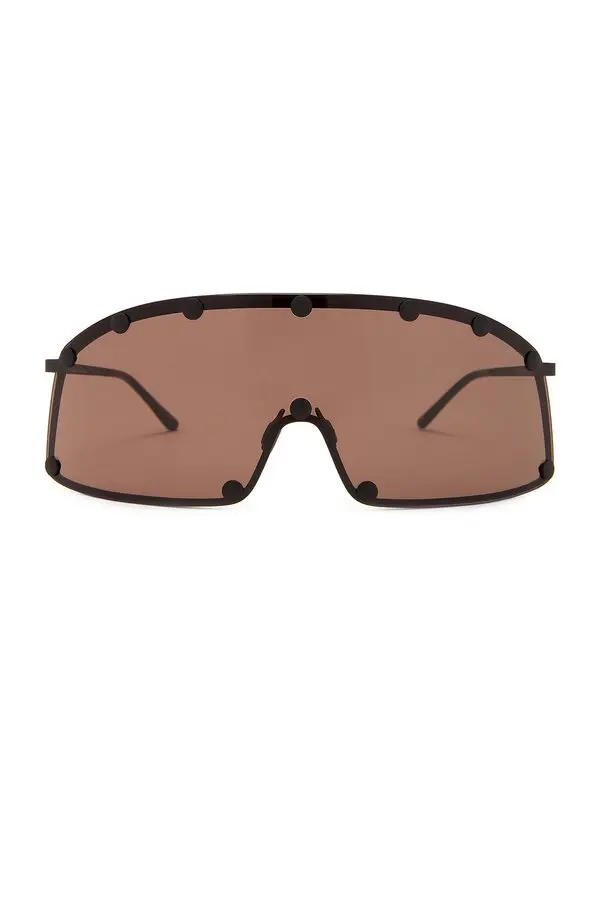 Rick Owens Shielding Sunglasses - Black