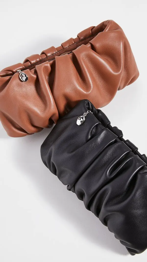 Staud Bean Bag Lambskin Shoulder Bag