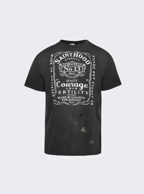 Saint Michael X Neighborhood Skull Bike T-Shirt - Black | Editorialist