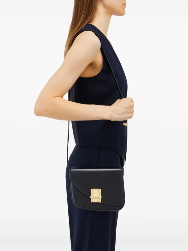 FERRAGAMO Xs Fiamma Leather Crossbody Bag