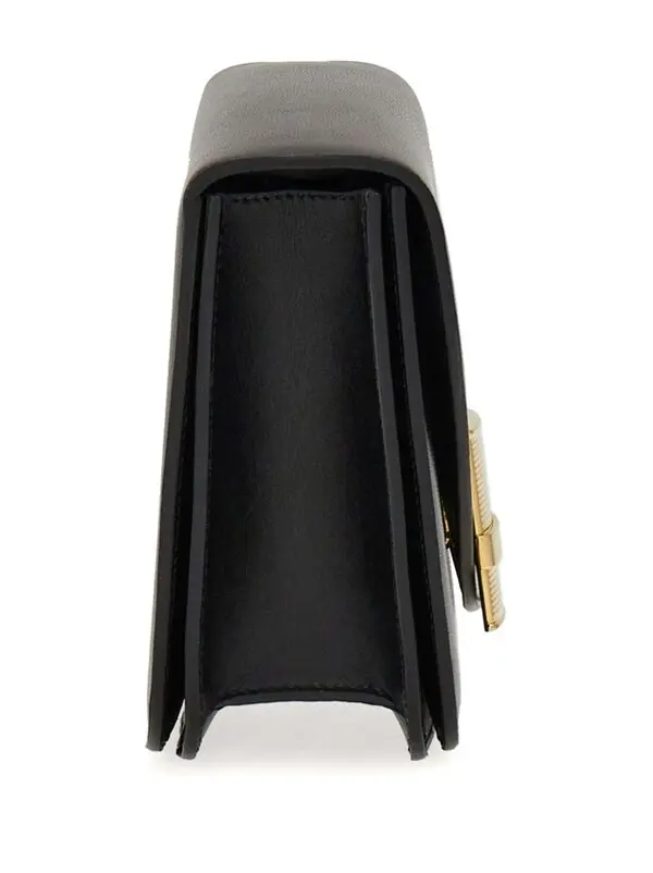 FERRAGAMO Xs Fiamma Leather Crossbody Bag