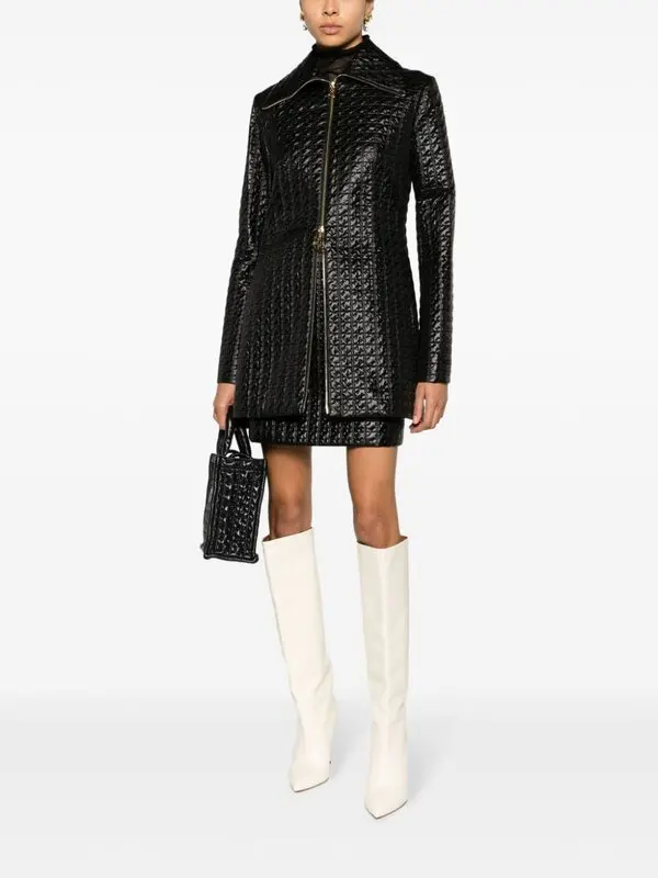 PATOU Quilted Zip-front Jacket - Black