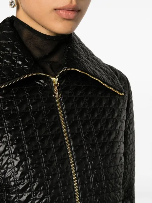 PATOU Quilted Zip-front Jacket - Black