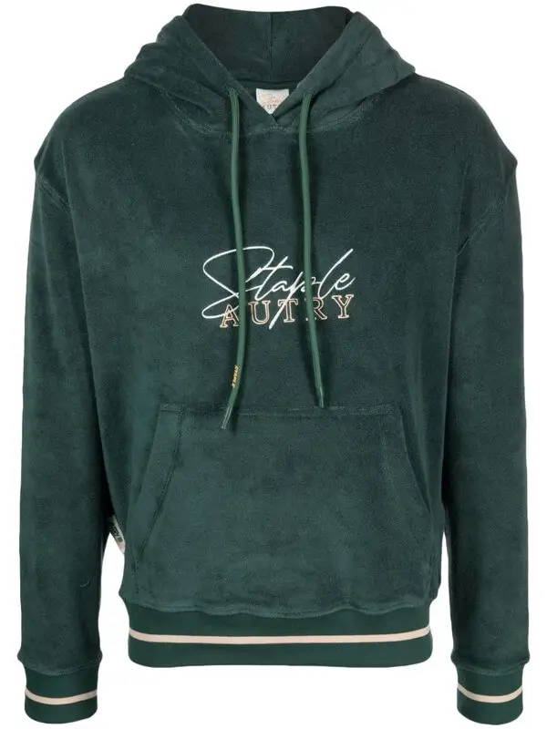 AUTRY X Jeff Staple Logo-embroidered Hoodie