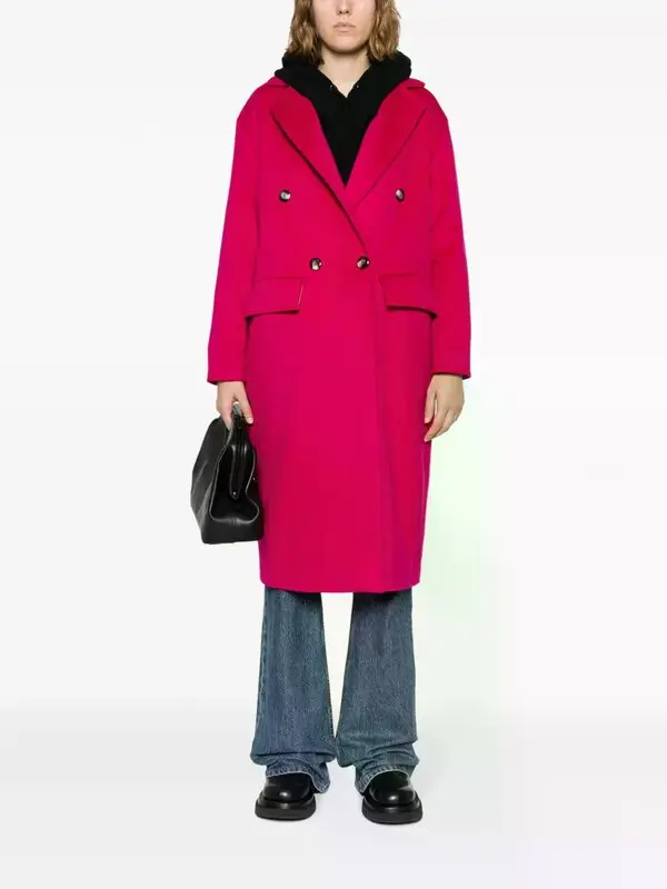 Herno Double-breasted Virgin Wool Coat