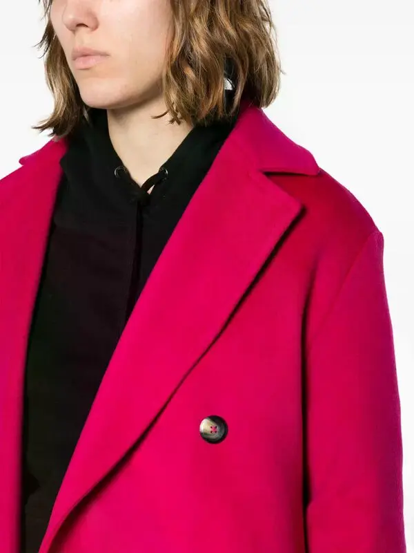 Herno Double-breasted Virgin Wool Coat