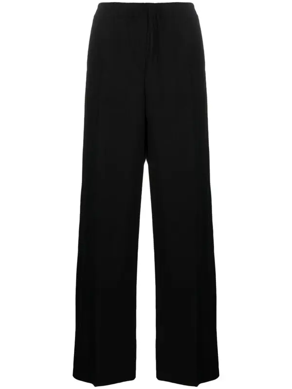 Paul Smith High-waist Wide-leg Trousers - Black