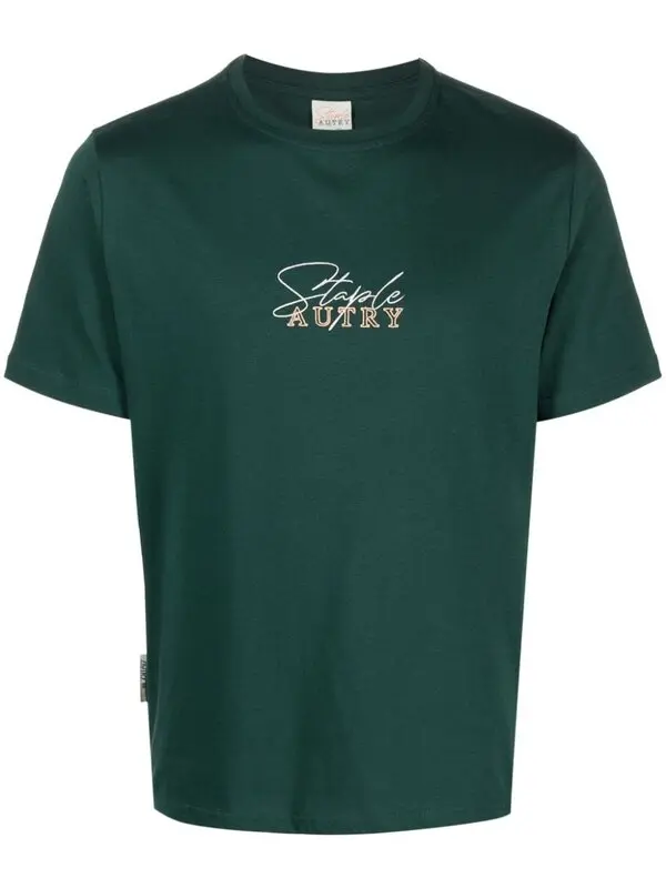 AUTRY X Jeff Staple Logo-embroidered T-shirt