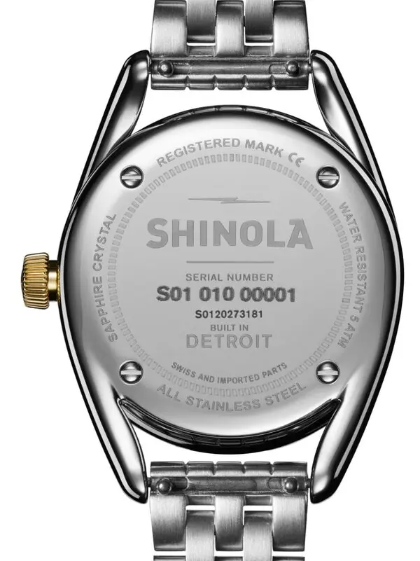 Shinola Derby 2h 30.5mm - Silver