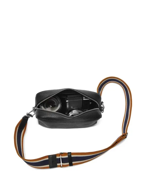 Shinola Grained-leather Camera Bag