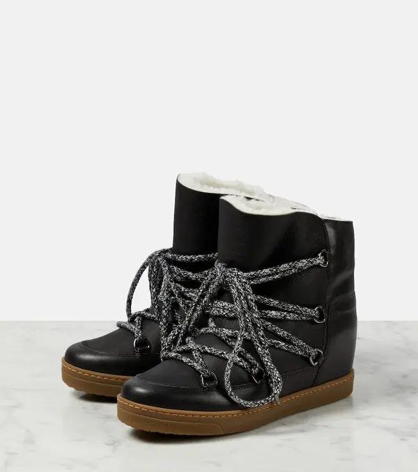 Isabel Marant Nowles Padded Boots - Black