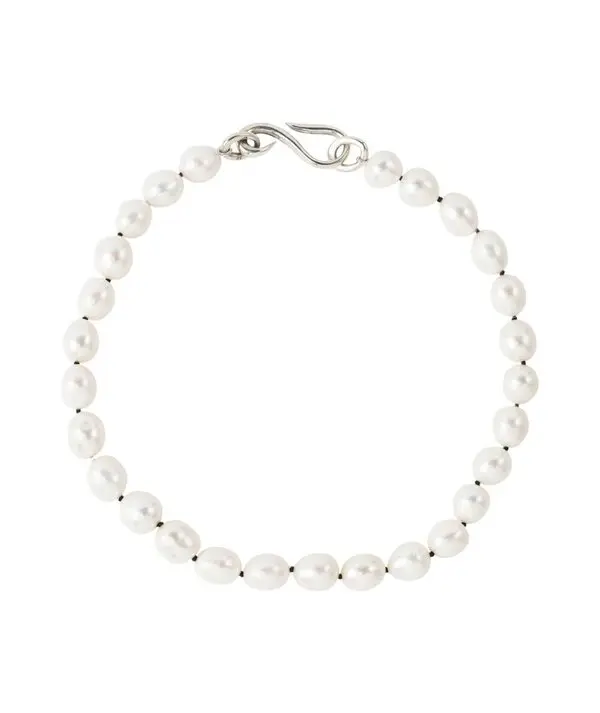 SOPHIE BUHAI Deco Collar Pearl Necklace - White