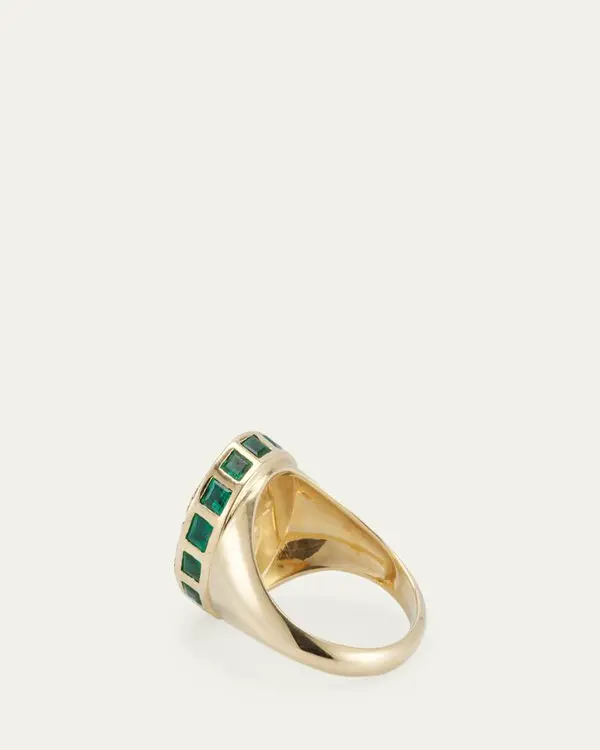 Ileana Makri 18k Multi-stone Signet Ring