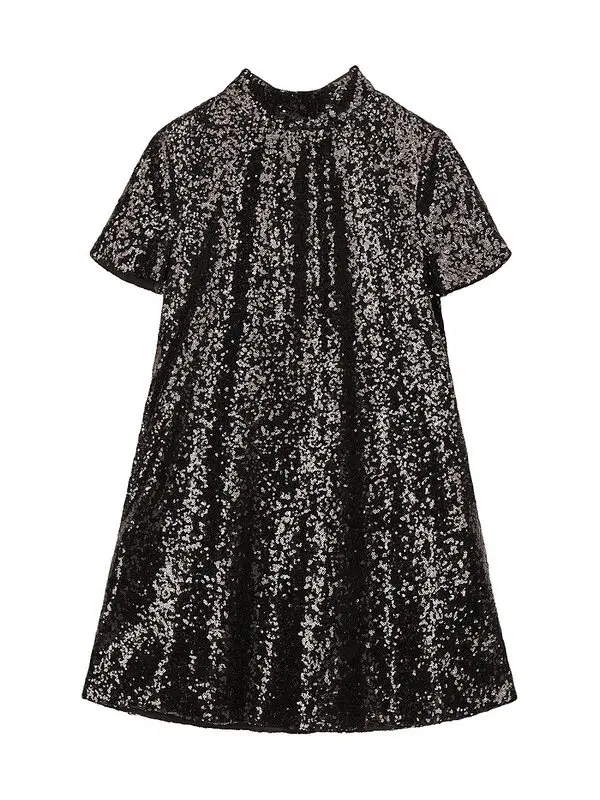 Staud Ilana Sequined Bow-back Minidress